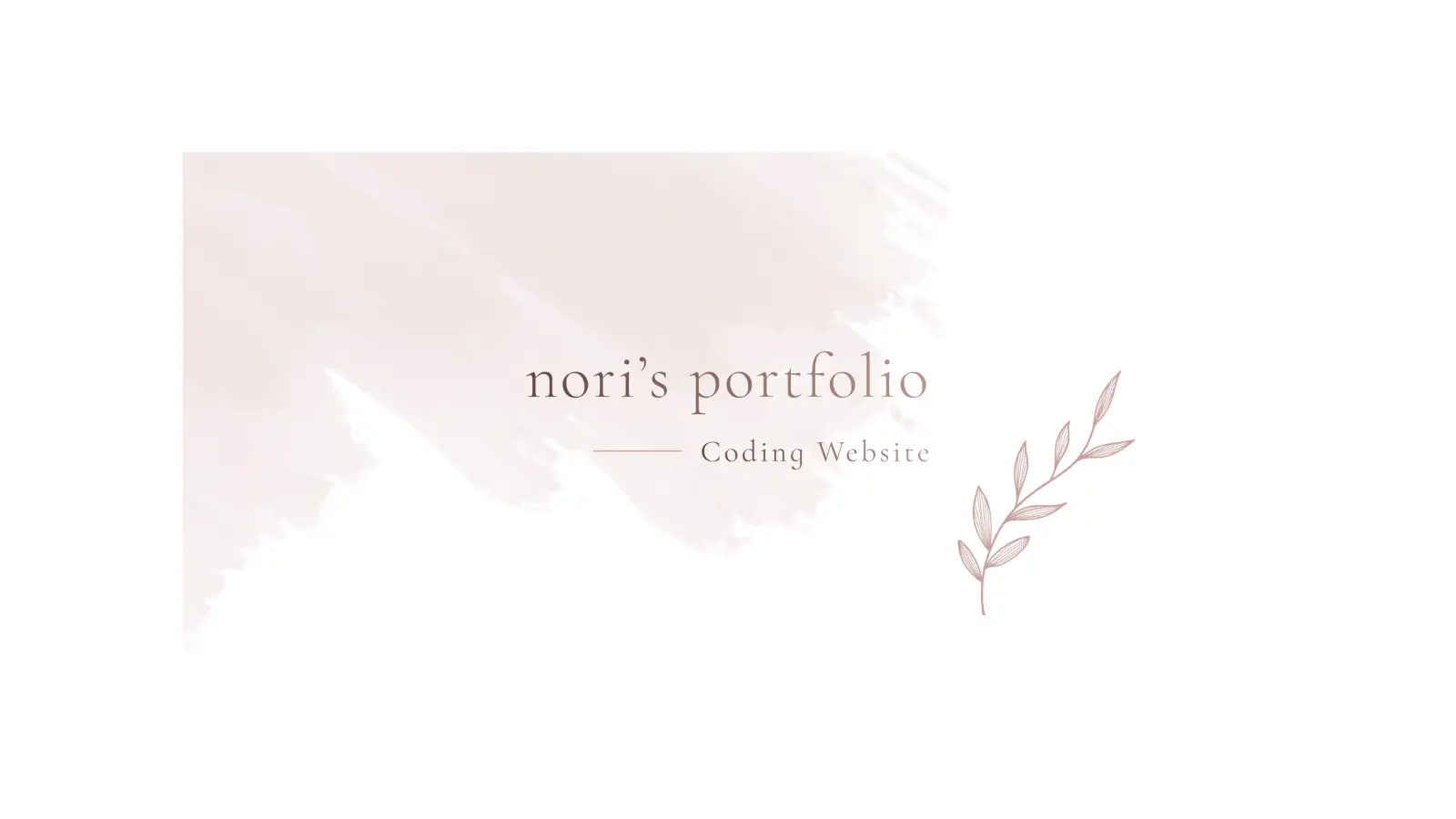 nori's portfolio - ホームページサイト・LPサイトのコーディングお任せください